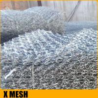 China 6x8cm Hole Seawall Protection Pvc Coated Hexagonal gabion basket for retainer wall for sale