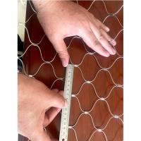 China Stainless Steel Wire Rope Mesh 1.0-4.0mm Diameter with 30-200mm Mesh Size for Balustrade Safety Systems for sale