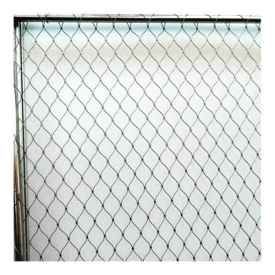 China Stainless Steel Wire Rope Mesh 1.0-4.0mm Diameter with 30-200mm Mesh Size for Industrial Applications for sale