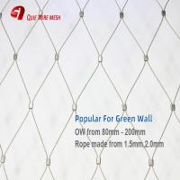 China 304/316 Stainless Steel 7x7 Wire Rope Mesh - 1-5mm Diameter, 2-4 Inch Openings for Aviary, Zoo & Architectural Applications for sale