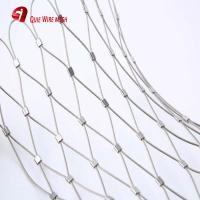 China Stainless Steel Wire Rope Mesh 1-5mm Diameter with 30+ Year Lifespan for Safety Railings and Architectural Applications for sale