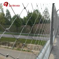 China Stainless Steel Wire Rope Mesh 1-5mm Diameter with 30-200mm Mesh Size for Zoo Enclosures and Architectural Applications for sale