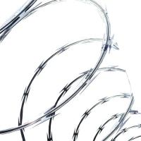 China Stainless Steel Razor Wire Fencing - 0.5mm Blade Thickness, 2.5mm Core Diameter - Hot Dipped Galvanized Security Barrier for sale