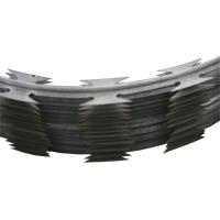 China Stainless Steel Razor Wire Fencing - 0.5mm Blade Thickness, 2.5mm Core Diameter - Hot Dipped Galvanized Security Barrier for sale