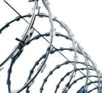 China Bto-22 Galvanized Razor Barbed Wire Coils with Loops Dia 600 mm Used Garden Fence for Anti-Piracy for sale