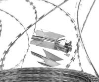 China Direct Manufacturer Galvanized Razor Barbed Wire/Concertina Blade Fencing Security Wire Roll for sale