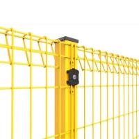 China Hot Dipped Galvanized 3D Curved Welded Mesh Fence 630-2430mm Height with 4-5mm Wire Diameter for sale
