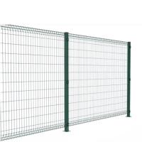 China Hot Dipped Galvanized 3D Curved Welded Mesh Fence 630-2430mm Height with 4-5mm Wire Diameter for sale