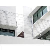 China 3D Curved Welded Mesh Fence 630-2430mm Height with 4-5mm Wire Diameter | Black Security Fencing for sale