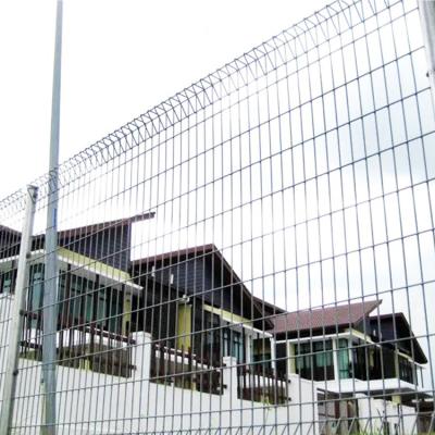 China Hot Dip Galvanized Steel 3D Curved Welded Mesh Fence 630-2430mm Height with 4-5mm Wire Diameter for sale