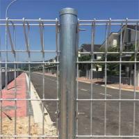 China Direct Wholesale Good Quality Garden Galvanized Pvc Roll Top Triangle Bending Brc Welded Wire Mesh Panel Fence U-clip for sale