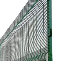 China 358 Anti-Climb Security Fence Gate 3.0-4.0mm Wire 76.2x12.7mm Mesh Hot-Dipped Galvanized for sale