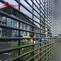 China 358 Anti-Climb Security Fence Gate 3.0-4.0mm Wire 76.2x12.7mm Mesh Hot-Dipped Galvanized for sale