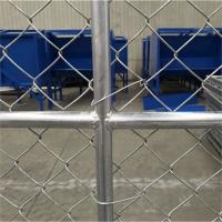 China Galvanized Steel Wire Mesh Fence 2-5mm Wire Diameter 25-100mm Mesh Size PVC Coated Industrial Fencing for sale