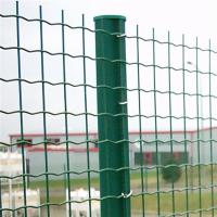China Farm Green Color PVC Coated 50x50mm mesh opening Euro Holland Welded Wire Mesh fence for Chile for sale