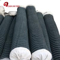 China Latest Design Reasonable Price Chain Link Fence Custom 10 Gauge 6 Foot Galvanized Pvc Coated Chain Link Fence for sale