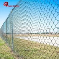 China KxT Selvage Chain Link Mesh Fencing 6 Gauge chain link fence 8 feet tall for sale