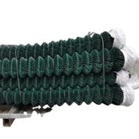 China Hot-Dipped Galvanized Chain Link Fence 1.8m Height with 3.0-4.0mm Wire for Industrial Security for sale