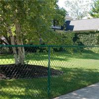 China Hot Dipped Galvanized Chain Link Fence Fabric 6 Foot Black Color 9 Gauge Iron Metal Galvanized Wire Horse Yard Agriculture Field for sale