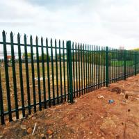China 2023 Ornamental Iron Fence Panel 1.2m-3m Height with Hot-Dipped Galvanized Steel Construction for sale