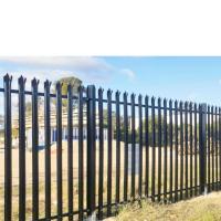 China Hot Dip Galvanized Iron Garden Fence 1.2m-3m Height with 2-4mm Thickness | Custom Ornamental Design for sale