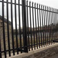 China Second Hand Palisade Fencing 1.2m-3m Height with Hot Dipped Galvanized Steel Construction for Security Applications for sale