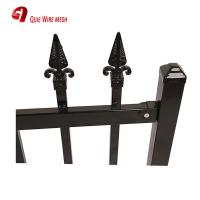 China 8 Foot Wrought Iron Fence Panels 3 Rail Spear Top Galvanized Aeofence Moulded Aluminium Wrought Iron Fence Fencing for sale