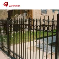 China Residential Metal Steel Wrought Iron Ornamental Fence for Garden / Yard for sale