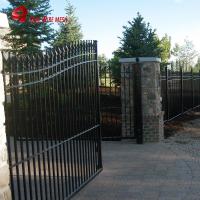 China Residential Metal Steel Wrought Iron Ornamental Fence for Garden / Yard for sale