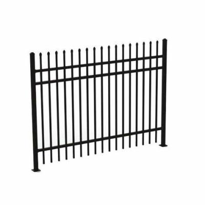 China Galvanized Steel Security Fencing 2400mm x 2100mm with 80x80mm Posts and Lifetime Coating Protection for sale