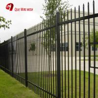 China Galvanized Steel Security Fencing 2400mm x 2100mm with 80x80mm Posts and Lifetime Coating Protection for sale