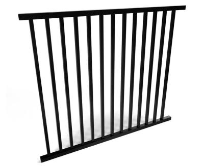 China Hot Dip Galvanized Tubular Picket Fence 1.8x2.4m Carbon Steel with AKZO NOBEL Powdercoat Finish for sale
