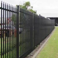 China Hot-Dipped Galvanized Steel Ornamental Fence 2400mm x 2100mm with Akzo Nobel Powder Coating for Residential and Commercial Security for sale