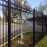China Steel Fence Panels 1.2mm-2.0mm Thickness with Akzo Nobel PVC Coating for Industrial Security Gates for sale