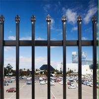 China Steel Fence Panels 1.2mm-2.0mm Thickness with Akzo Nobel PVC Coating for Industrial Security Gates for sale