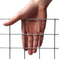 China 8 & 10 Gauge Black Steel Welded Wire Mesh Sheets - 2x2, 3x3, 4x4, 6x6 Grid Patterns with Galvanized Coating for sale