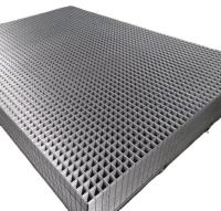 China 10x10cm Welded Wire Mesh Panel - 2.0-12mm Wire Gauge Galvanized Steel Construction Fencing for sale