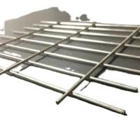 China 10x10cm Welded Wire Mesh Panel - 2.0-12mm Wire Gauge Galvanized Steel Construction Fencing for sale