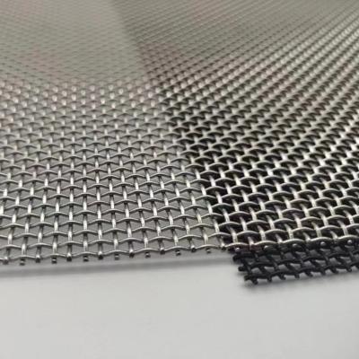 China Stainless Steel Security Window Screen Mesh 0.17-1.0mm Wire Diameter 10-20 Mesh for Doors and Insect Protection for sale
