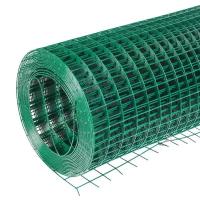 China Galvanized PVC Coated Stainless Steel Welded Wire Mesh Roll Panel Fence Piece for Chicken Coop Pens Bird Dog Rabbit Cage Gardens for sale