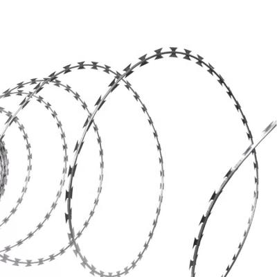 China Galvanized Welded Razor Barbed Wire Mesh Fence / Welded Mesh Panel Razor Mesh with Customization for sale