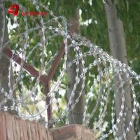 China Direct Manufacturer Galvanized Razor Barbed Wire/Concertina Blade Fencing Security Wire Roll for sale