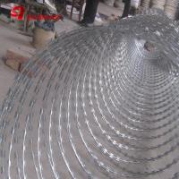 China Customization Security Razor Galvanized Barbed Wire Hot Galv Barbed Wire Entanglementwith Clips for sale