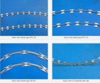 China Hot Dipped Galvanized Concertina Wire Razor Barbed Wire Anti Climb Razor Barbed Wire Entanglement for sale