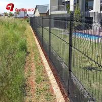 China Garden Yard Security 358MF Wire Mesh Fence Panels Galvanized Metal 3 Meter Height Anti Climb Fence for sale