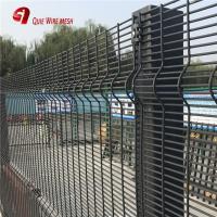 China Garden Yard Security 358MF Wire Mesh Fence Panels Galvanized Metal 3 Meter Height Anti Climb Fence for sale