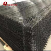 China Galvanized 358 Safety Perimeter Clear View Welded Wire Mesh Metal Anti Climb Boundary Security Panel Fence for sale