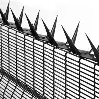 China High Security Anti Climb Flat Bar 358 Dense Mesh Fence Panel with Barbed Wire from Anping for sale