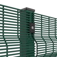 China Hot Selling Galvanized High Security Fence Corromesh Curved 358 Anti Climb Panels Price Sustainable Dense Mesh for sale