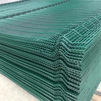 China 358 High Security Fence with Sustainable Low Carbon Steel Wire and Curved Design for sale